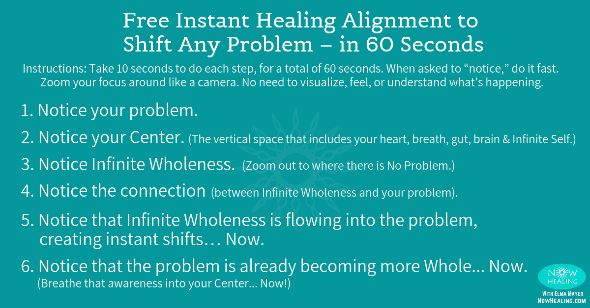 How to Deal with Problems – Free Instant Healing in 60 Seconds ⋆ Now ...